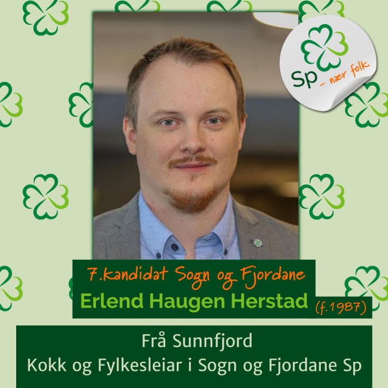 Listekandidatar 2025 - Senterpartiet